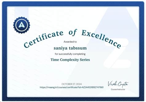 Saniya Tabssum On Linkedin Timecomplexity Algorithmmastery