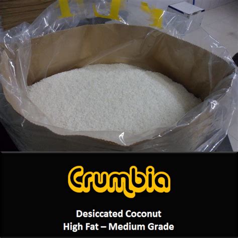 Jual 25 Kg Desiccated Coconut High Fat Crumbia Coconut Powder