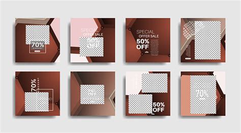 소셜 미디어에 대한 현대 프로모션 스퀘어 웹 배너 벡터 디자인 일러스트레이션 Brand Name Online Messaging Platform에 대한 스톡 벡터 아트 및