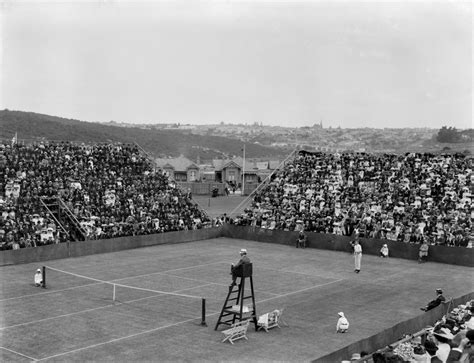 International Lawn Tennis Challenge In Double Bay Grounds Sydney 1909