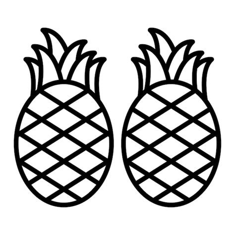 Premium Vector Vector Design Pineapples Icon Style