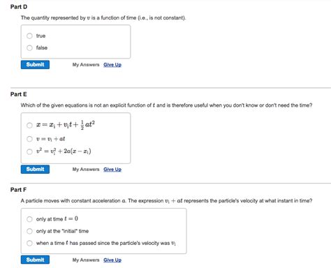 part g what is the equation describing the position