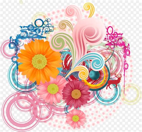 矢量雏菊花朵创意图png图片素材下载 图片编号qzogldxg 免抠素材网