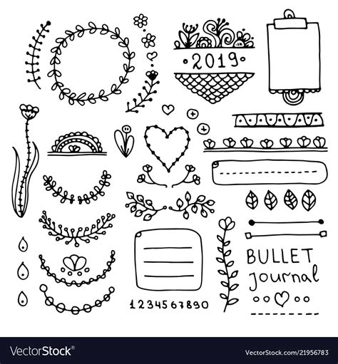 Doodle Arts For Bullet Journal