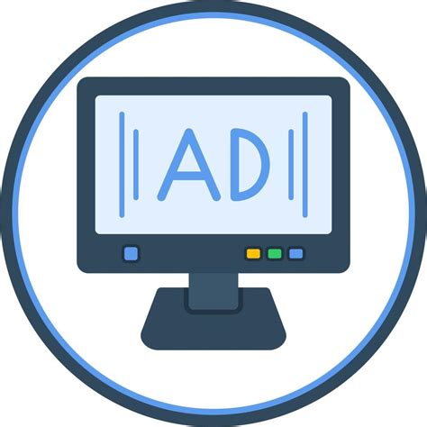 Ad Vector Icon Design 16354644 Vector Art At Vecteezy