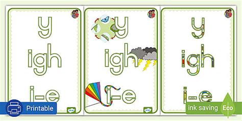 Grade 3 Phonics I E Igh Y Sound Posters Teacher Made