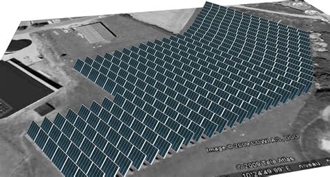 Solar Pannel Array 3d Model