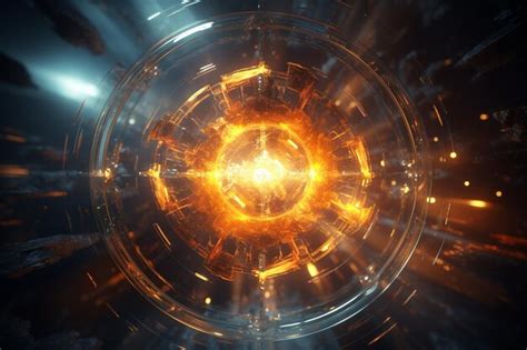 Premium Ai Image Accelerating Particles In A Particle Collider Octa