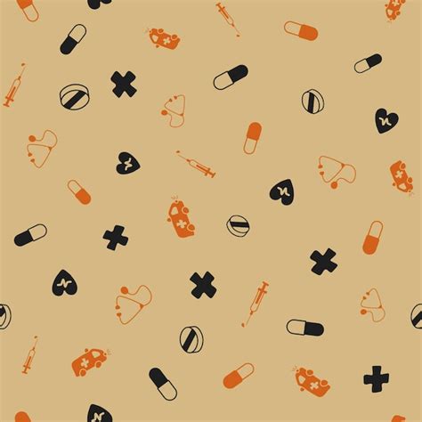 Premium Vector Medical Vector Illustration Medical Seamless Pattern