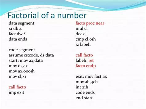 PPT Factorial Of A Number PowerPoint Presentation Free Download ID