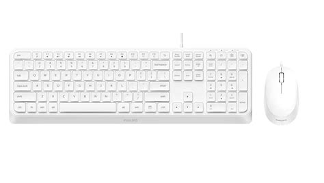 2000 series Проводные клавиатура+мышь SPT6207W/87 | Philips