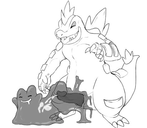 Rule 34 Ambiguous Gender Cum Ditto Eroborus Feraligatr Nintendo No