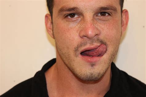 Cody Lakeview Sticking Out His Long Tongue By Tongueandspit On Deviantart