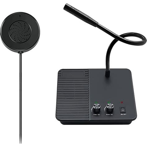 Window Speaker Intercom System Anti Interference Dual Way Intercom