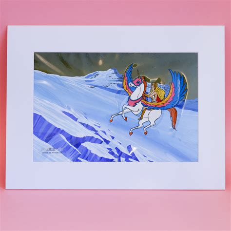 She Ra Princess Of Power And Swift Wind Original Animation Cel Rare