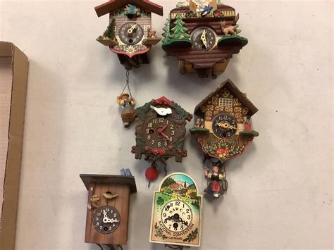 Lot 4 Small Cuckoo Clocks