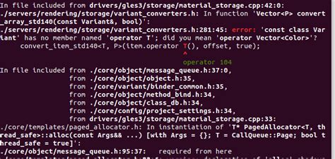 Errors When Compiling On Linux I Downloaded All The Required Things
