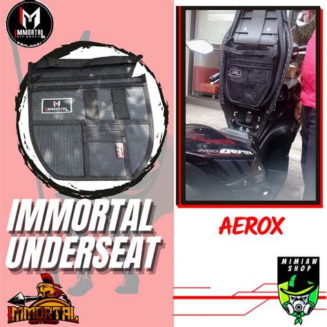 Immortal Underseat Organizer For Yamaha Aerox 2021 V2 High Quality