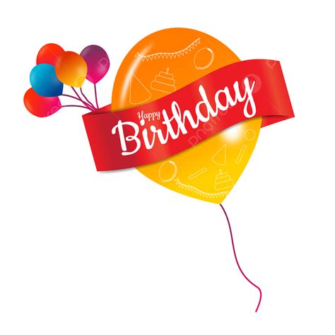 생일 축하 풍선 디자인 벡터 생일 축하 해요 풍선 생일 풍선 Png 일러스트 및 벡터 에 대한 무료 다운로드 Pngtree