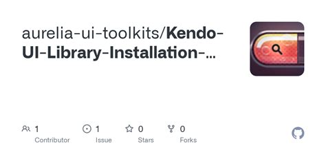 Github Aurelia Ui Toolkits Kendo Ui Library Installation Version 2 0