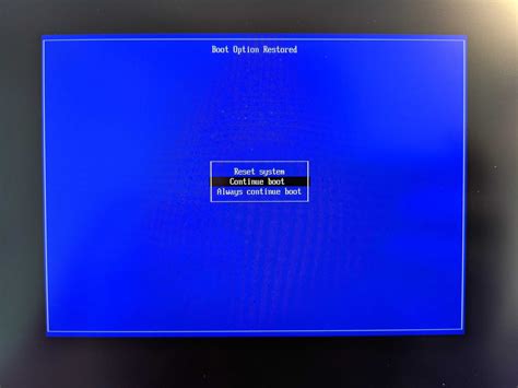 Boot Option Restored Blue Screen Problem Fedora Discussion
