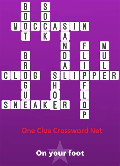 On Your Foot Bonus Puzzle Get Answers For One Clue Crossword Now