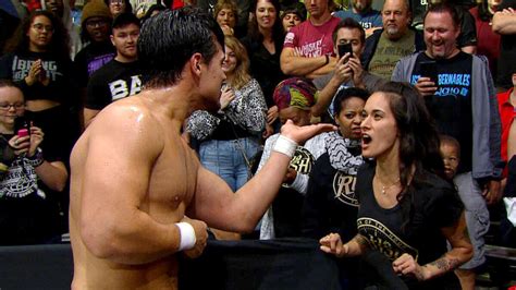 Angel Garza Blows A Kiss At Lio Rushs Wife WWE Exclusive Nov 13