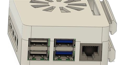 Raspberry Pi Case With Extrusion Rails By PraetorianCZ Download Free STL Model Printables Com