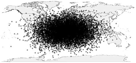 Spatial Plot Hexbin Density Over Map With Base Graphics In R Stack Overflow