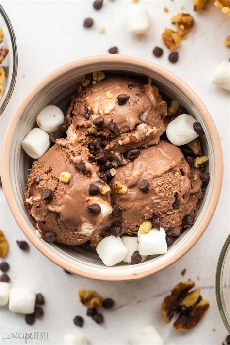 Chocolate Ice Cream With Nuts