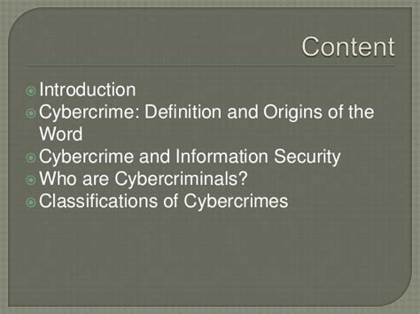 Introduction To Cybercrime