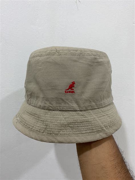 Vintage 🔥vintage🔥 Kangol Tiny Logo Bucket Hat Grailed