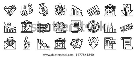 불량 아이콘 집합흰색 배경에 격리된 웹 스톡 벡터로열티 프리 1477861340