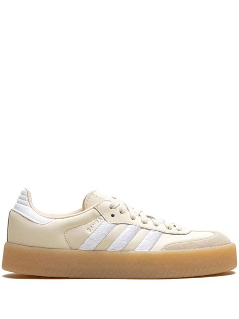 Adidas Originals Sambae Wonderwhitegum Sneakers In Green Modesens