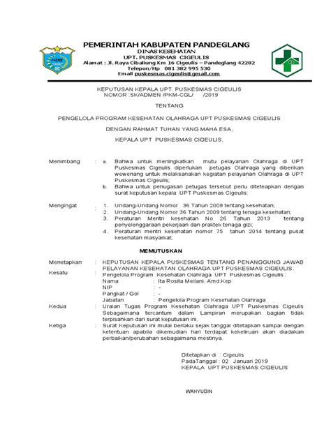 Sk Program Kesjaor 2020 Pdf