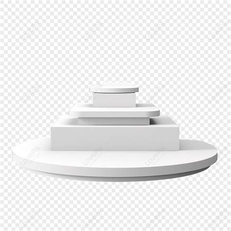 講台展示舞台和展示 Png 工作室套件 用於展示 3d 插圖產品架子png圖案素材免費下載，可愛卡通圖片，尺寸4096 × 4096px
