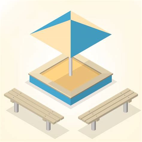 Wooden Teeter Totter Cartoons Illustrations Royalty Free Vector