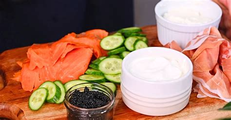 Smoked Salmon Caviar Brunch Board Tiffy Cooks
