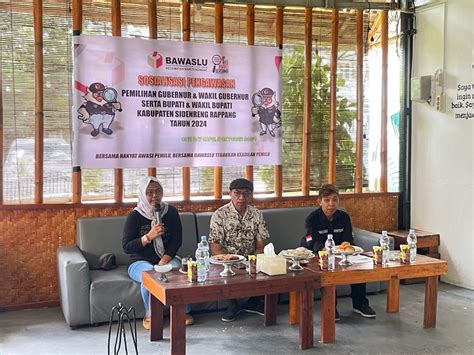 Edukasi Peran Aktif Masyarakat Ciptakan Pilkada Sidrap Berkualitas