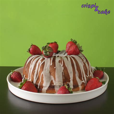 Crispi Cake Bundt Cake De Fresa Y Nata GANADOR DEL SORTEO LIBRO