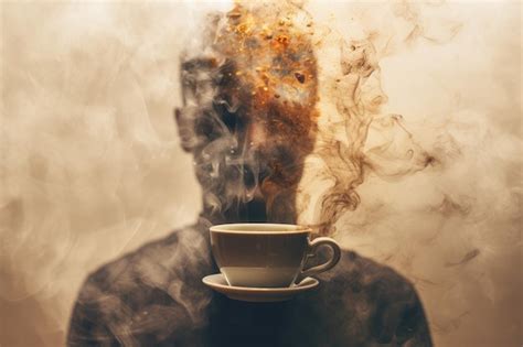 Adicción Al Café Y La Cafeína Resumen Mínimo Foto Premium