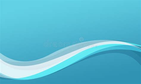 Green Wave Curve Lines Abstract Background For Artwork Design Stock Illustration Illustration