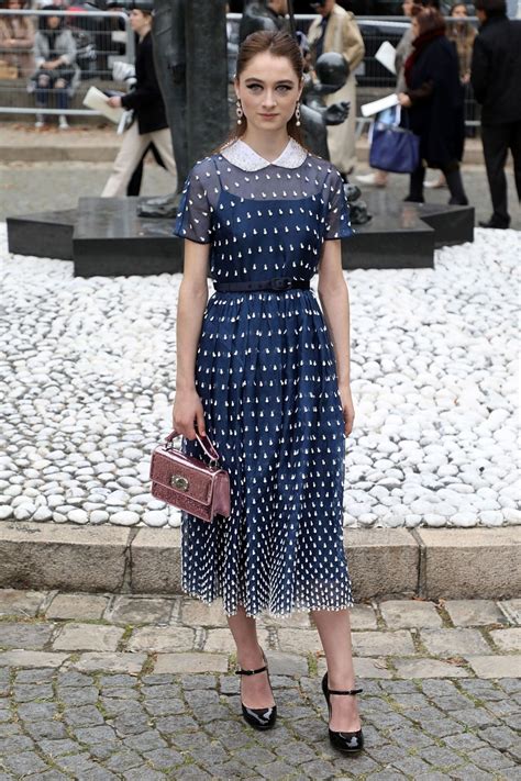 Raffey Cassidy Arrives At Miu Miu Show At Paris Fashion Week 10022018