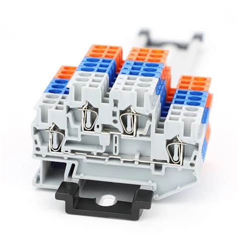 Double Level Spring Terminal Block Links Creation