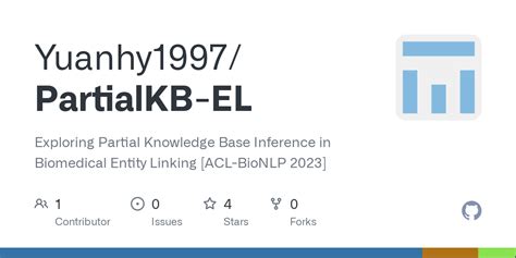 Github Yuanhy1997partialkb El Exploring Partial Knowledge Base Inference In Biomedical