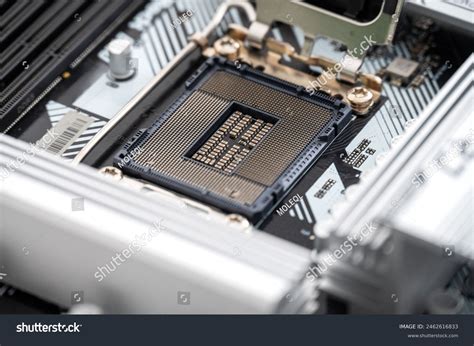 Detailed Close Up View Empty Cpu Socket Stock Photo Shutterstock