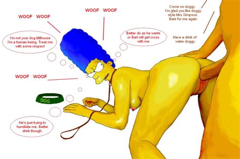 Rule 34 Color Female Human Male Marge Simpson Milhouse Van Houten