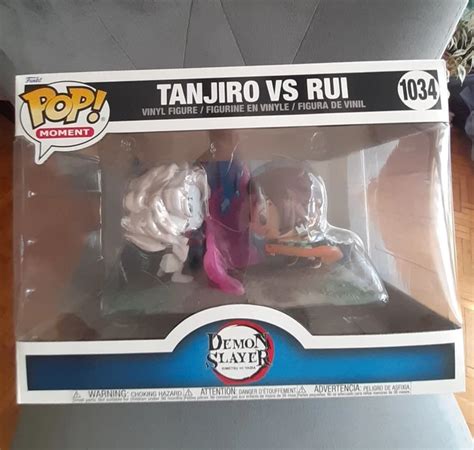 Funko Pop Moment Demon Slayer Kimetsu No Yaiba Tanjiro Vs Rui 1034