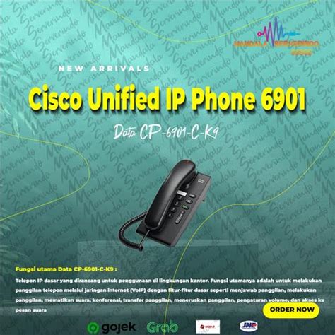 Jual Cisco Unified Ip Phone 6901 Data Cp 6901 C K9 Kota Bogor Mandala Serverindo Tokopedia