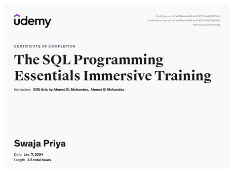 Sql Mysql Sqldba Certificate Sql Databasemanagement Udemy